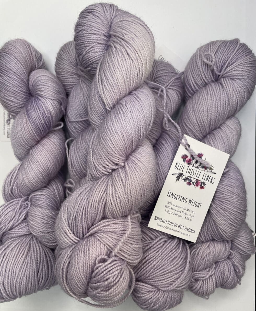 Dark Violet DK 100% Merino Blue Thistle Fibers